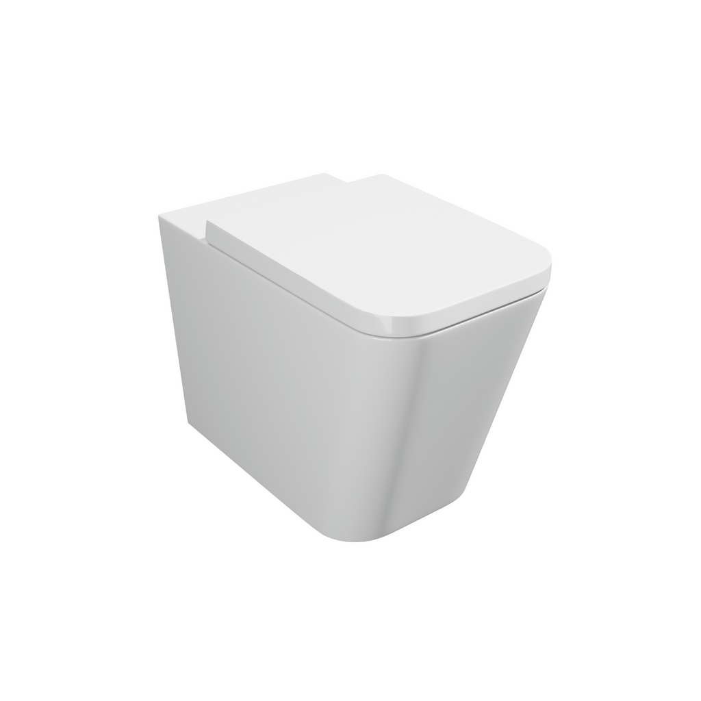 Kartell UK Genoa Square BTW WC Pan with Premium Soft Close Seat – serenebathrooms