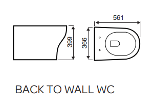 Kartell UK Kameo Rimless BTW WC Pan with Soft Close Seat – serenebathrooms